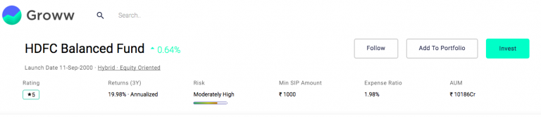 Detailed Explanation of Mutual Fund Data