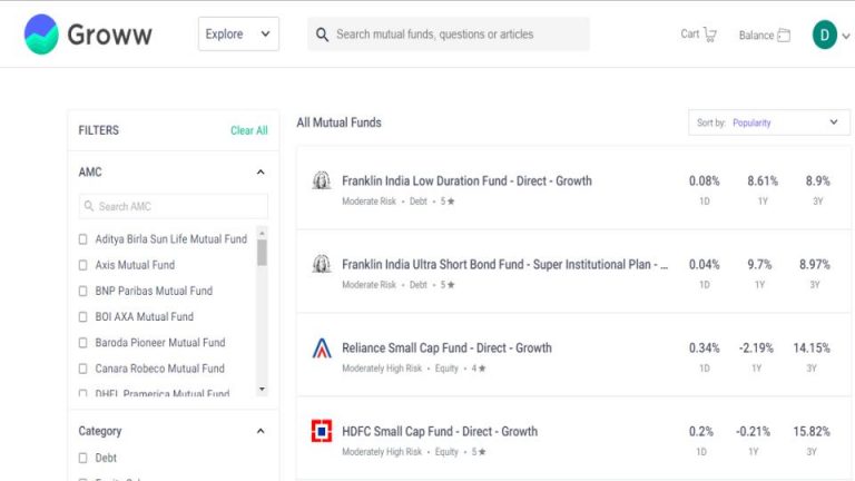 Groww Feature Update : Now Compare Mutual Fund Schemes Easily - Groww