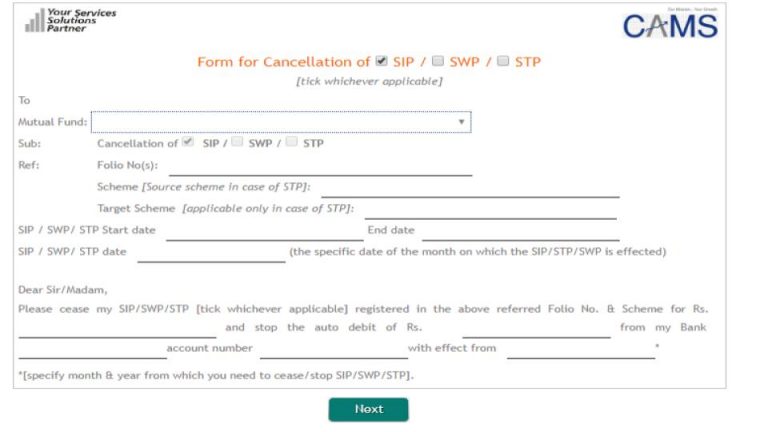 How to Cancel SIP Mutual Fund | SIP Cancellation Online