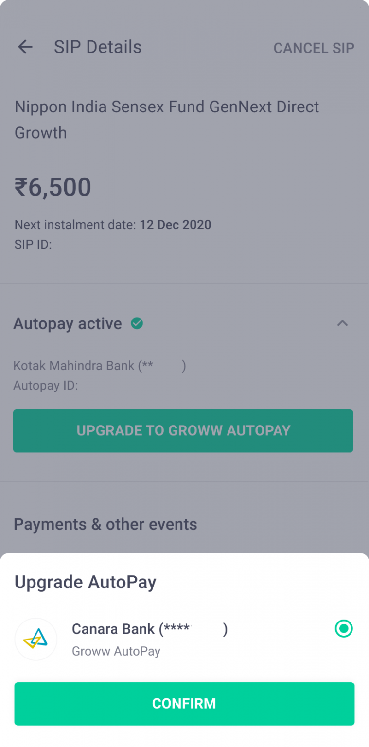 How to Set Up Autopay Via OTP on Groww