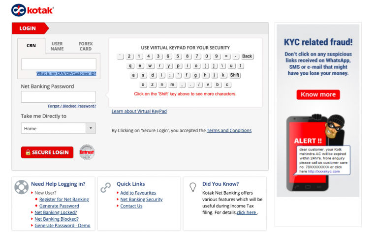 How to Retrieve Customer ID or User ID - Net Banking
